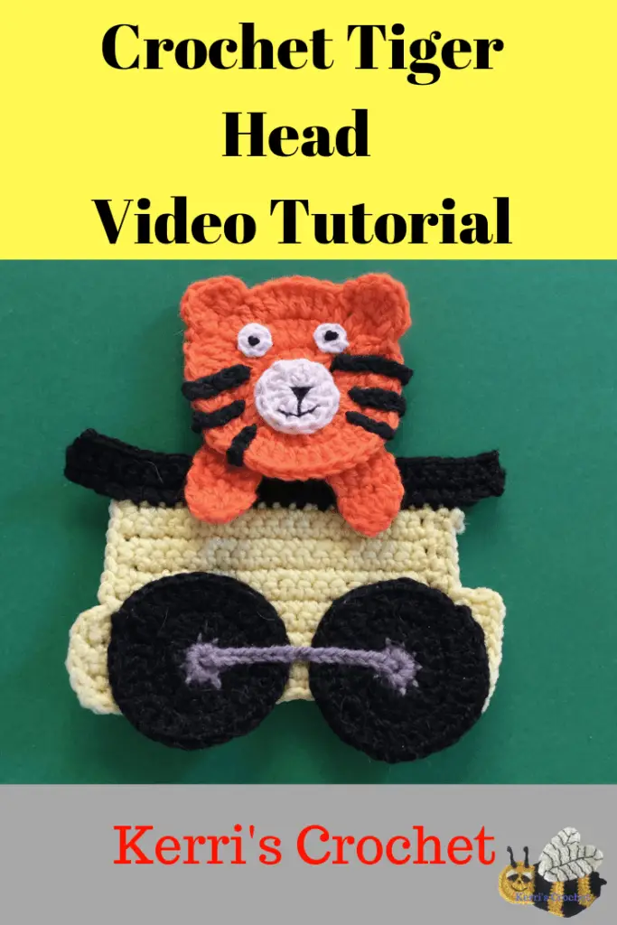 Crochet Tiger Head Video Tutorial • Kerri's Crochet