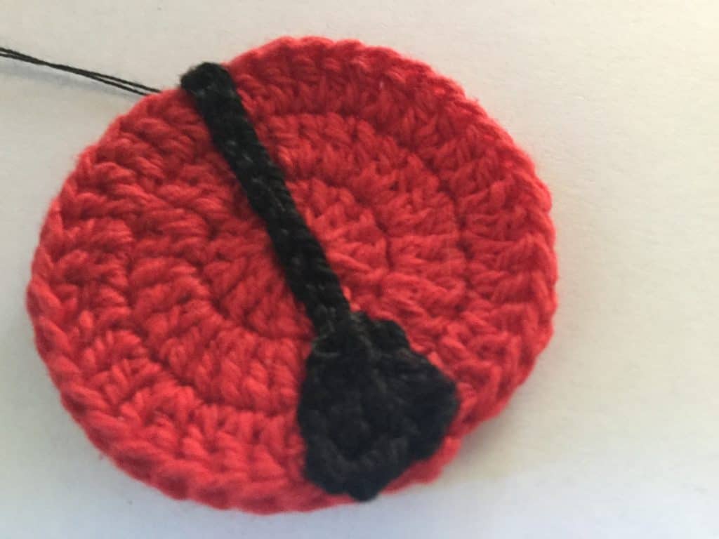 Crochet Ladybug Applique Pattern • Kerri's Crochet
