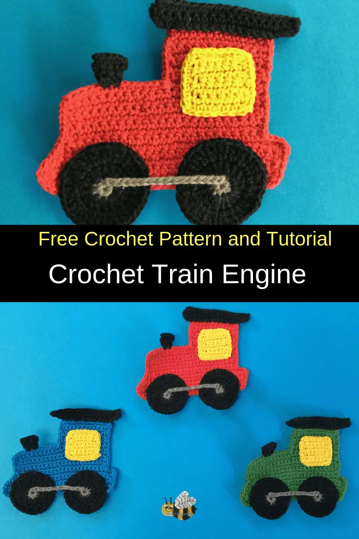 Crochet Train Appliqué Pattern • Kerri's Crochet