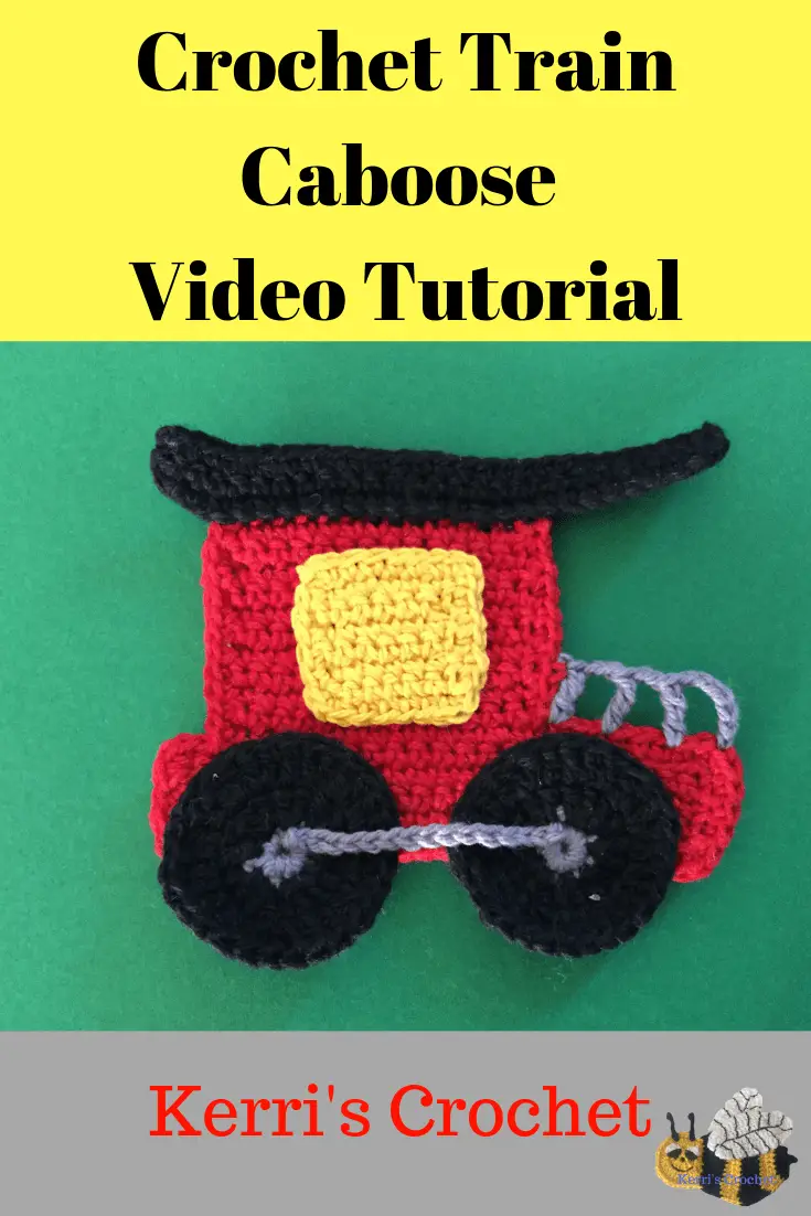 Train Caboose how-to tutorial • Kerri's Crochet