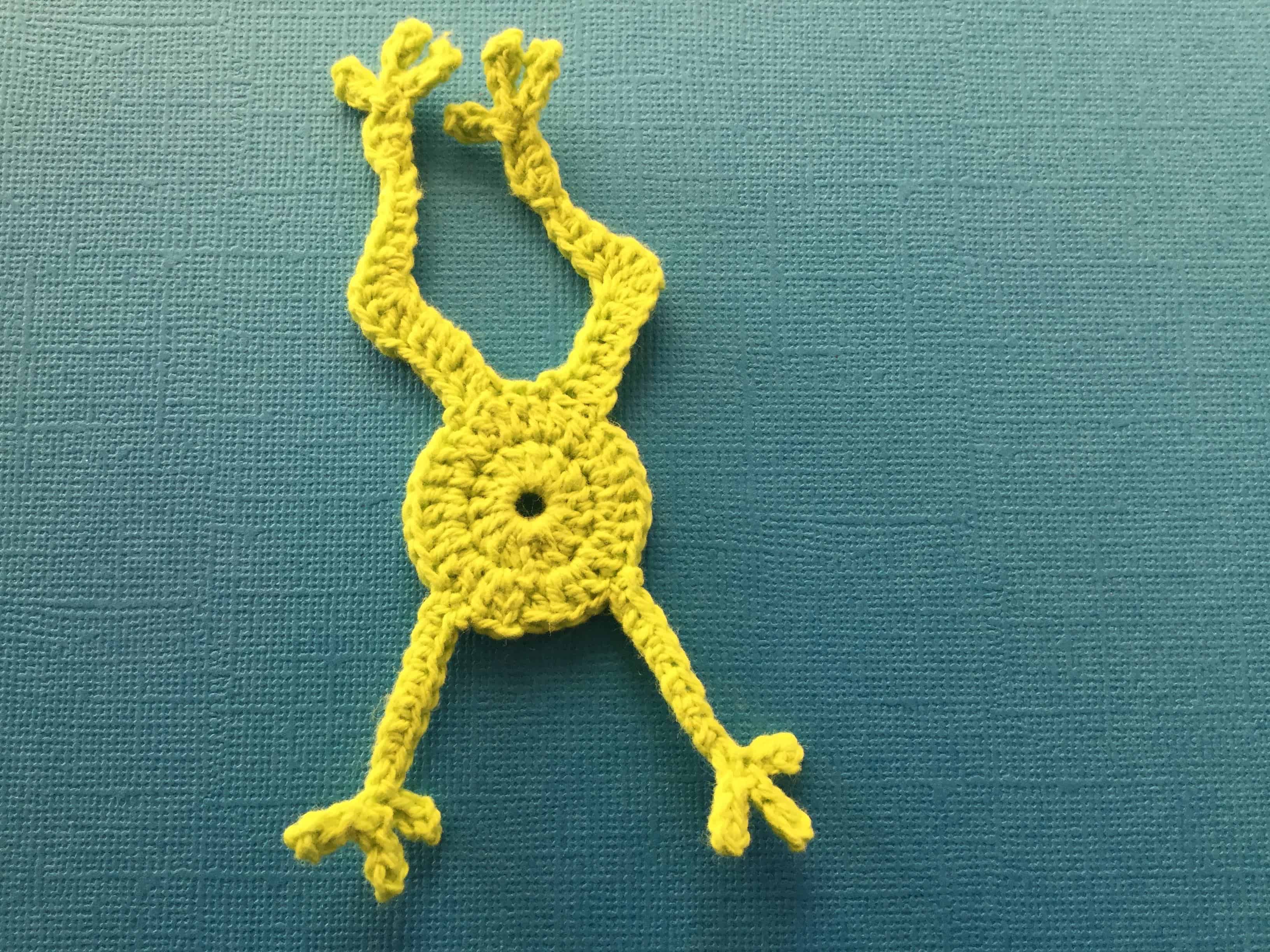 crochet-diving-frog-body-legs-and-arms • Kerri's Crochet