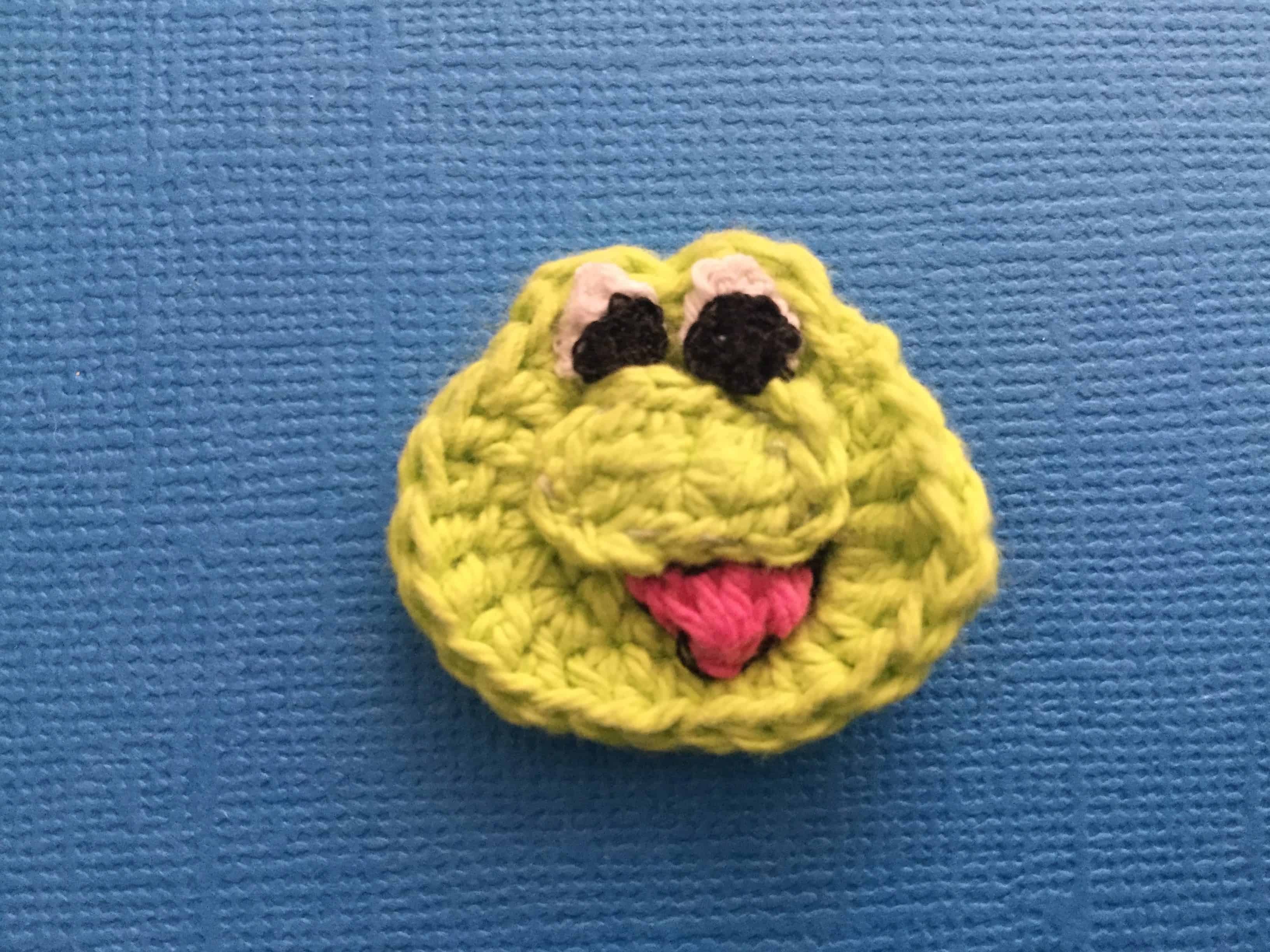 crochet-frog-face-with-mouth • Kerri's Crochet