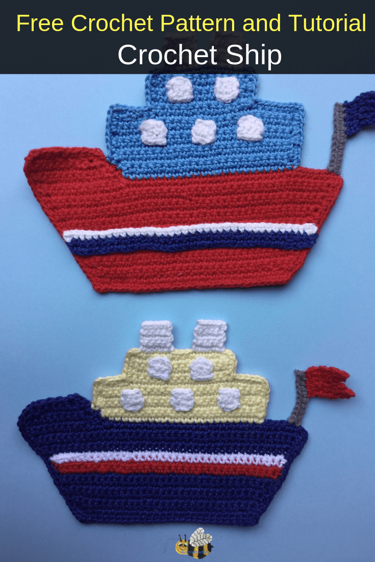 Ship Crochet Pattern (UK Version) • Kerri's Crochet