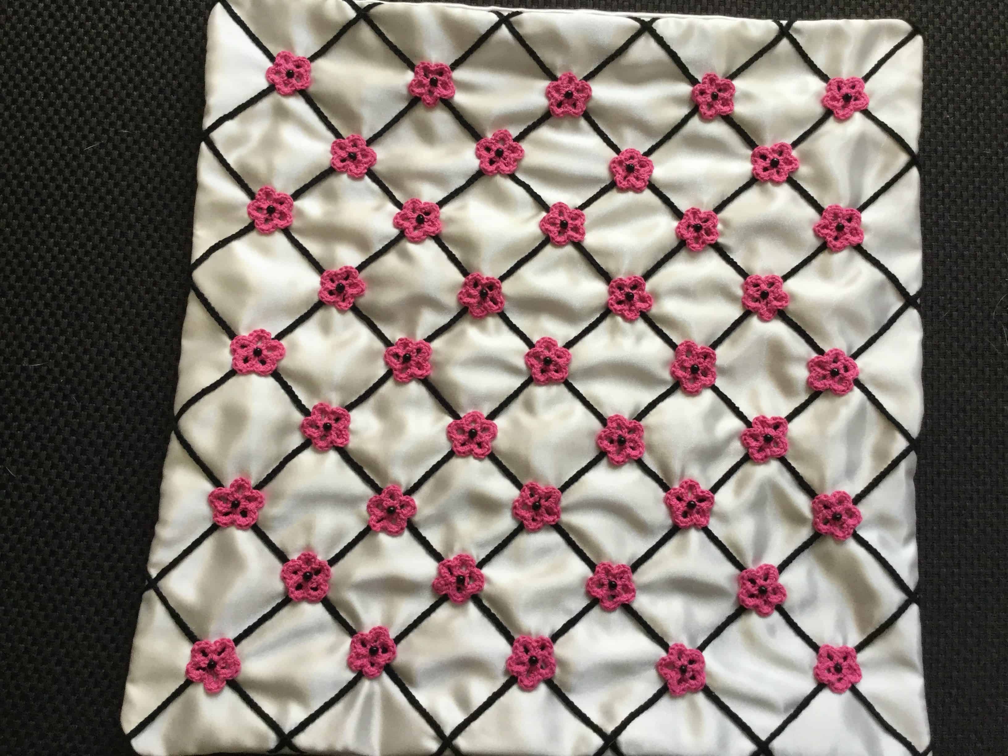 Flower Cushion Crochet Pattern • Kerri's Crochet