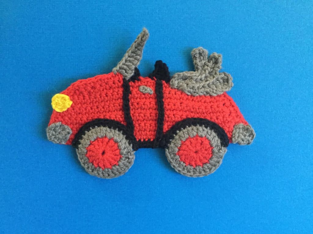 Convertible Car Crochet Pattern • Kerri's Crochet