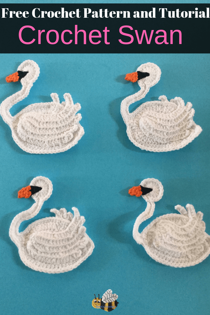 Crochet Swan Pattern (UK Version) • Kerri's Crochet