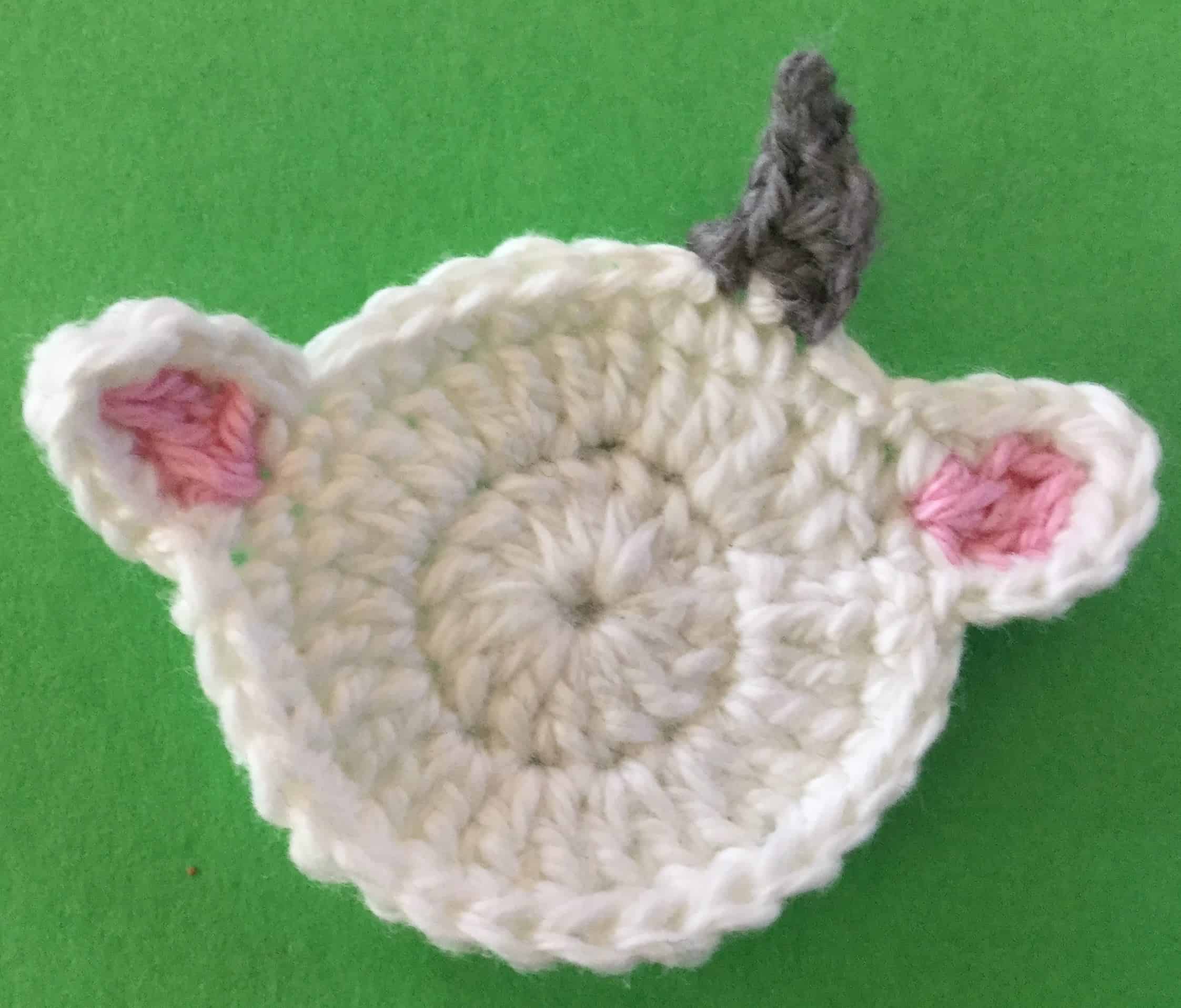 crochet-cow-1st-horn • Kerri's Crochet