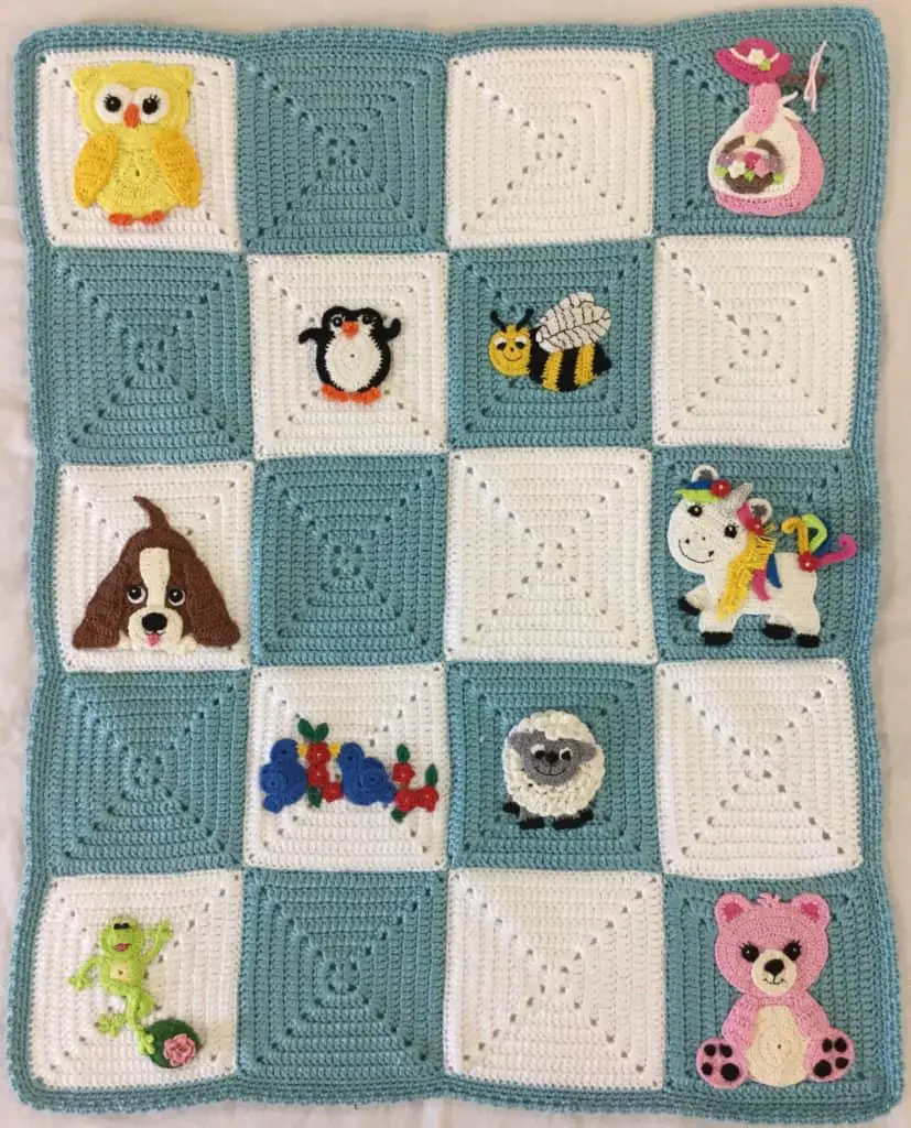 Edging for Baby Blanket Crochet Pattern • Kerri's Crochet