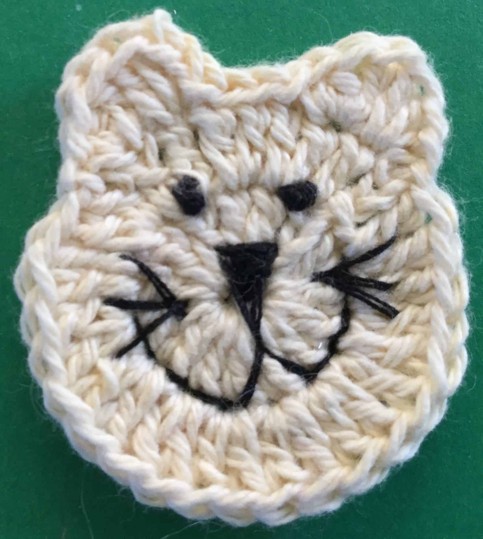 Crochet Pattern for Lion Applique • Kerri's Crochet
