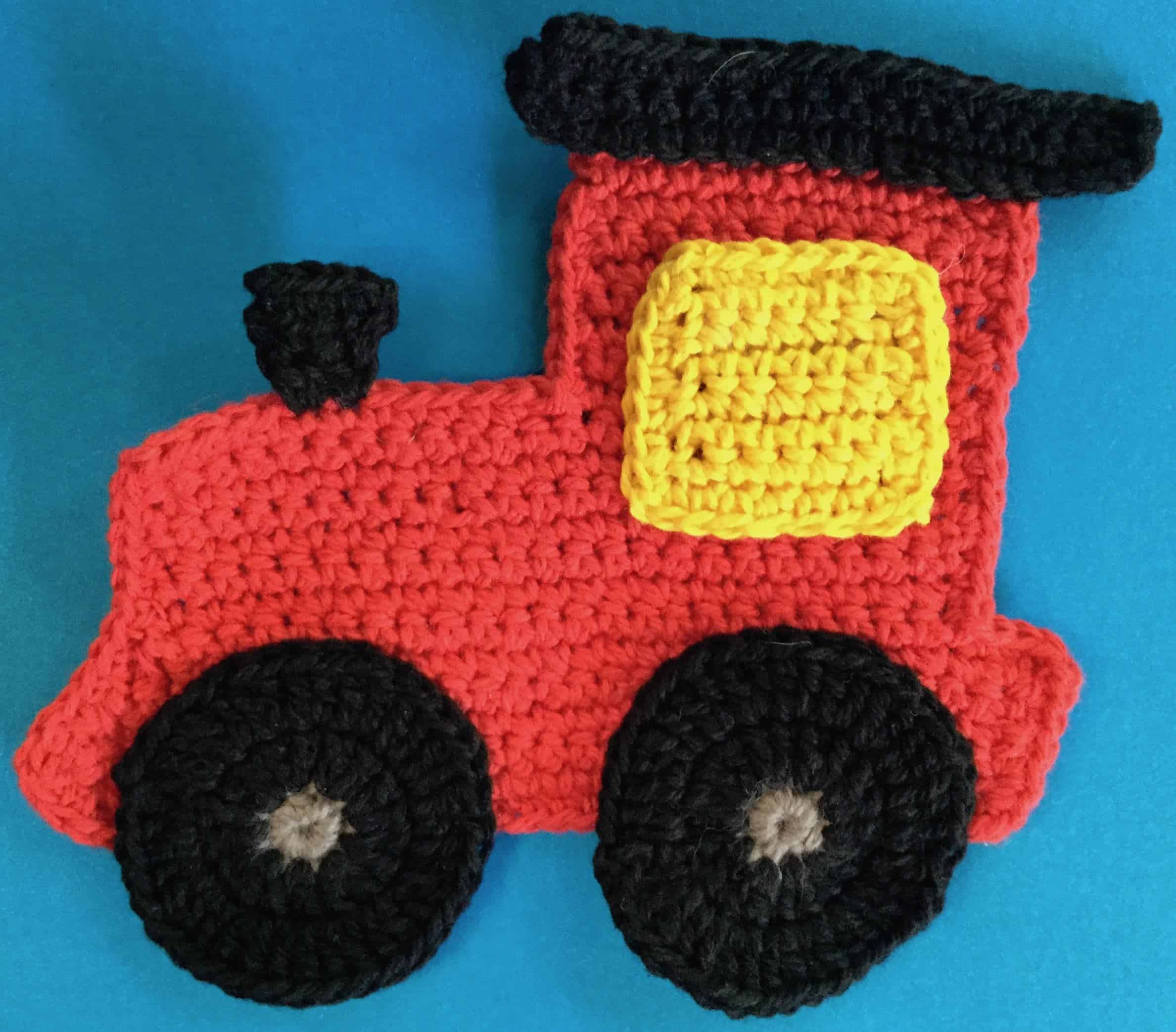 crochet-train-engine-body-with-wheels • Kerri's Crochet