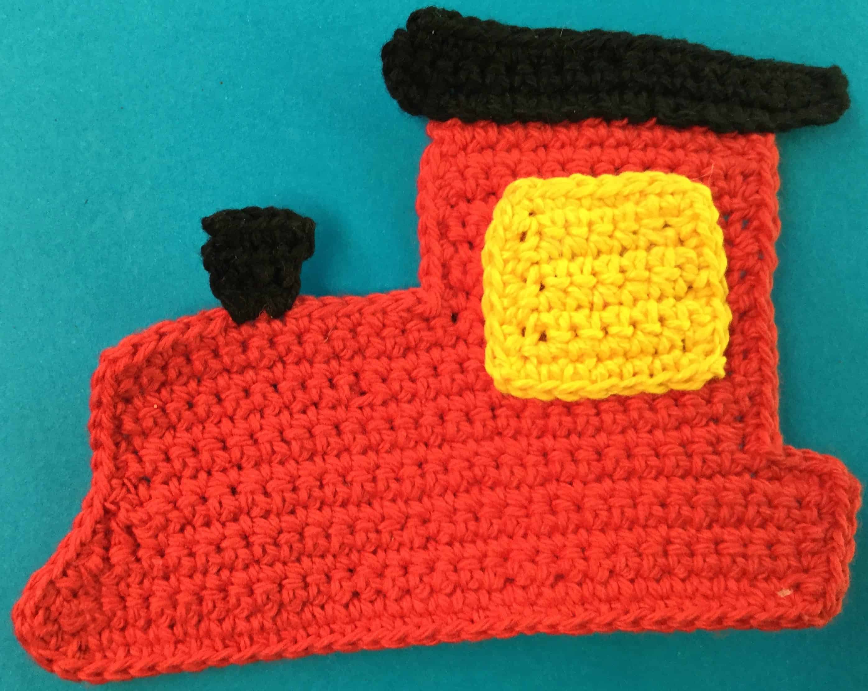 crochet-train-engine-body-with-window • Kerri's Crochet