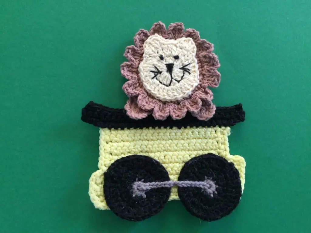 Crochet Pattern for Lion Applique • Kerri's Crochet