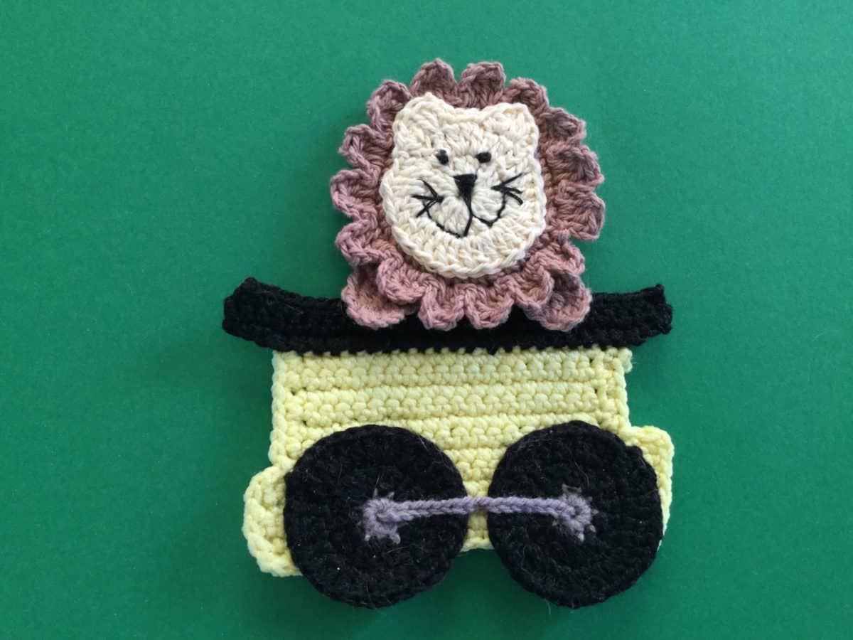 Crochet Pattern for Lion Applique • Kerri's Crochet