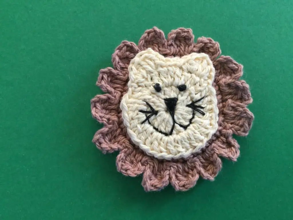 Crochet Pattern for Lion Applique • Kerri's Crochet