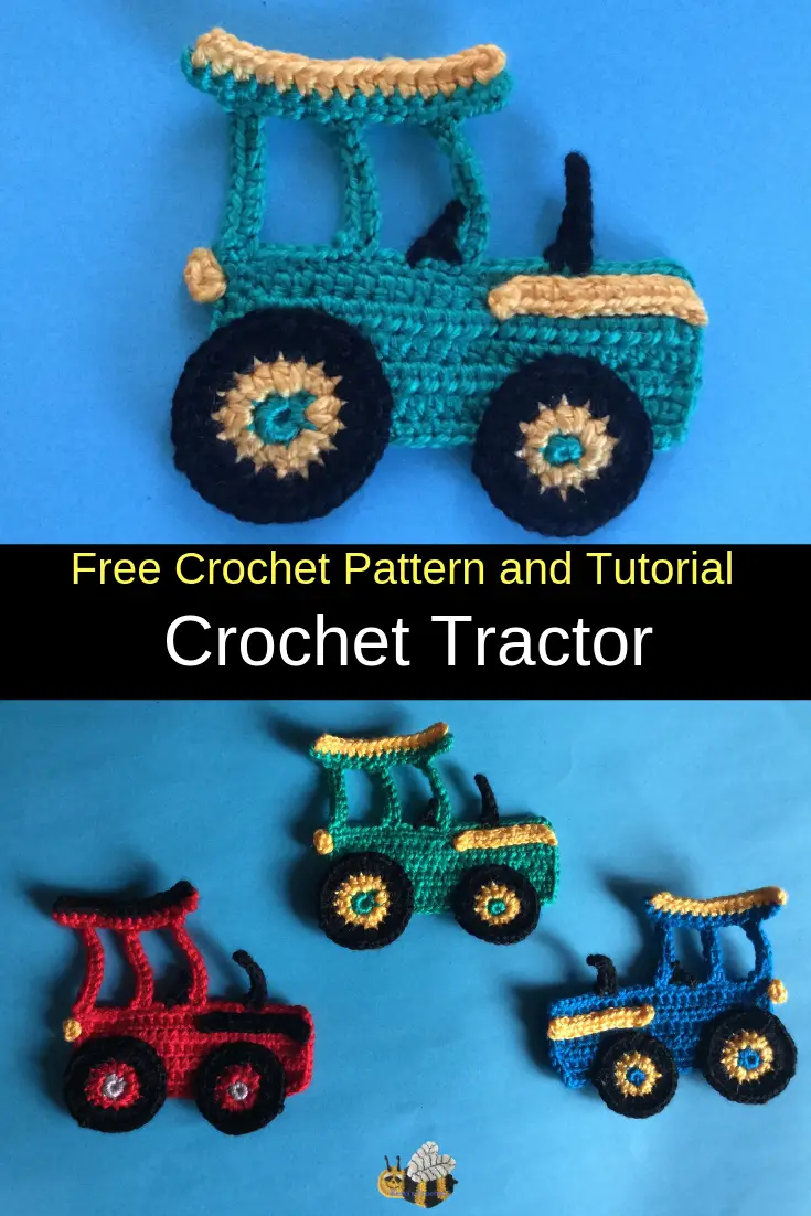 Crochet Tractor Pattern • Kerri's Crochet
