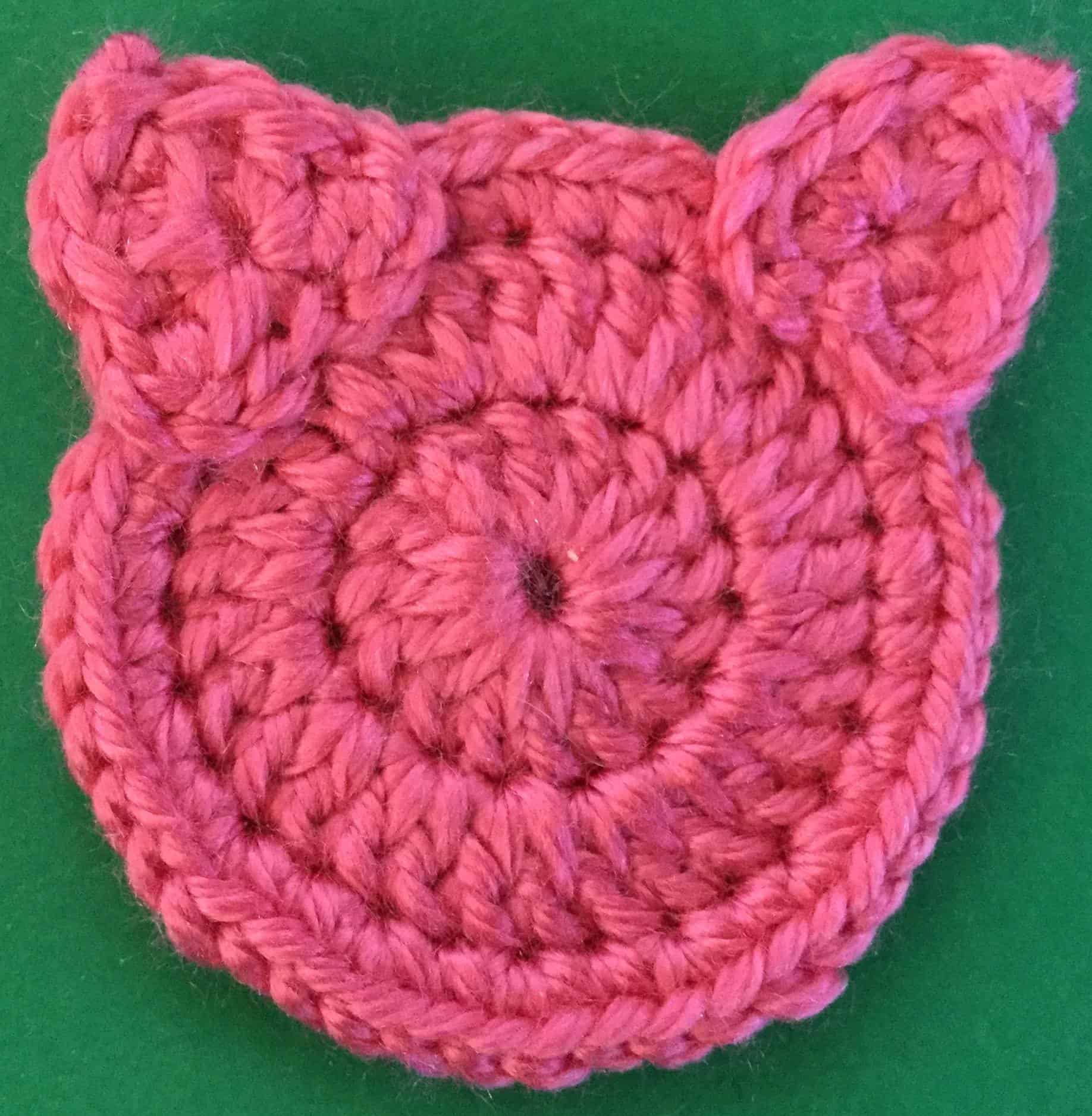 crochet-easy-pig-head-with-ears • Kerri's Crochet