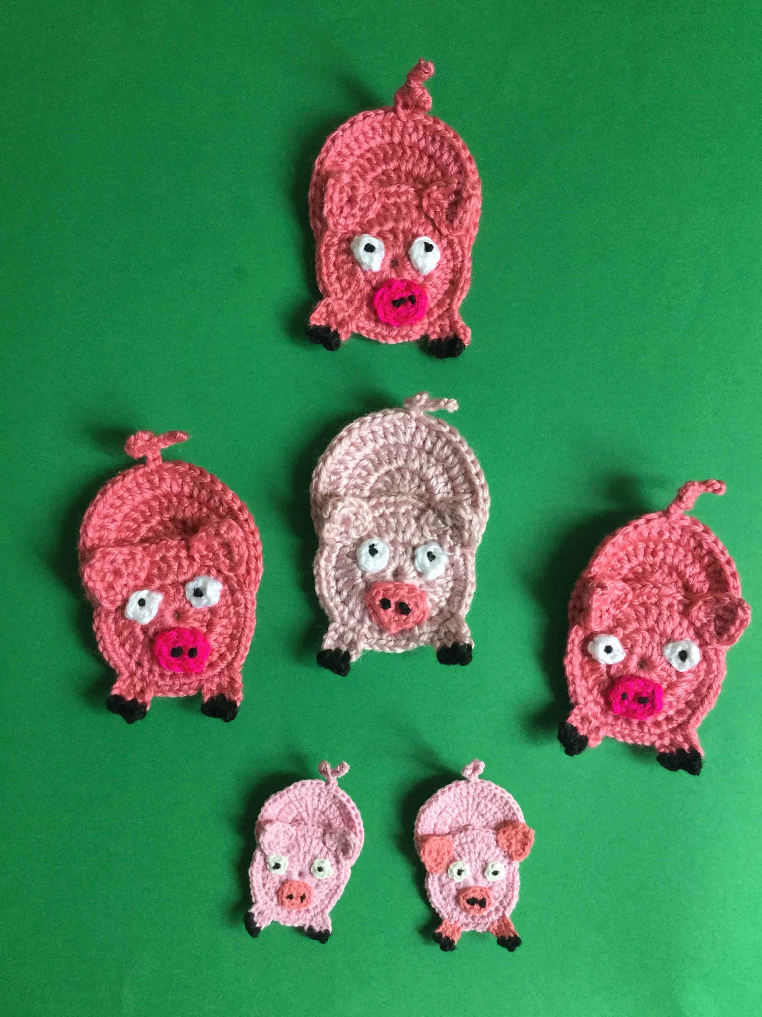 Easy Pig Crochet Pattern • Kerri's Crochet