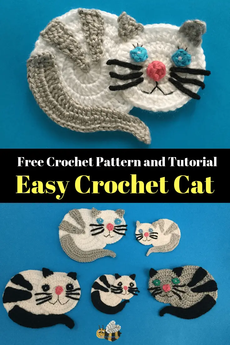 Easy Cat Crochet Pattern (UK Version) • Kerri's Crochet