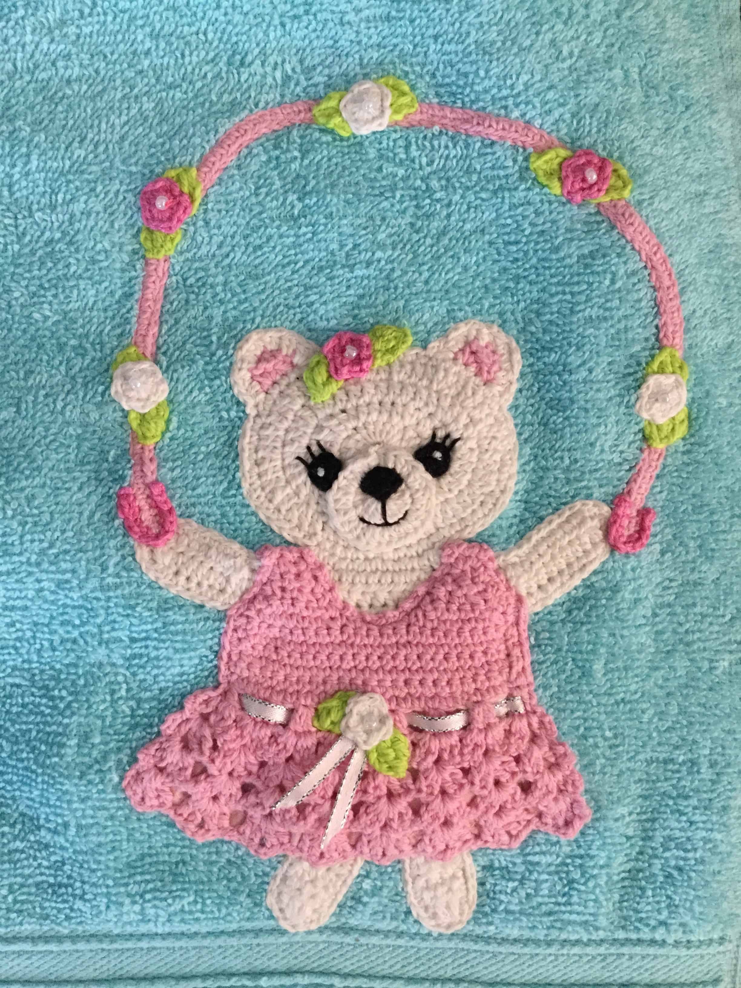 Teddy Bear with Dress and Accessories Crochet Pattern • Kerri's Crochet