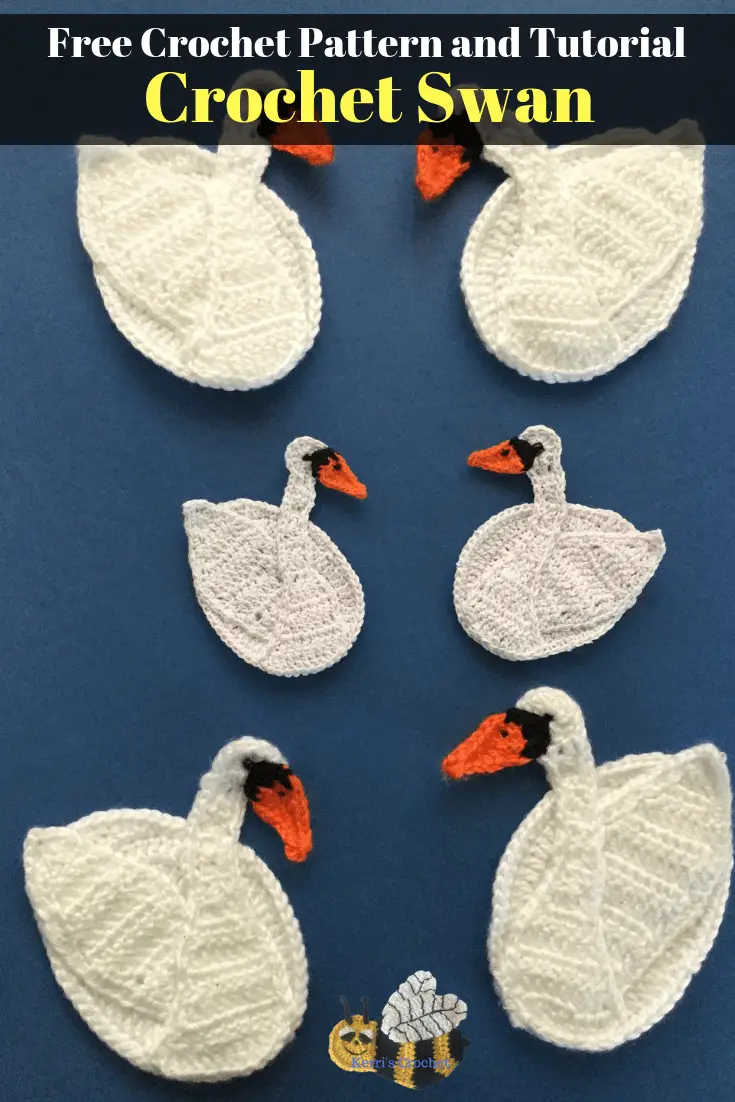 Easy Swan Crochet Pattern • Kerri's Crochet