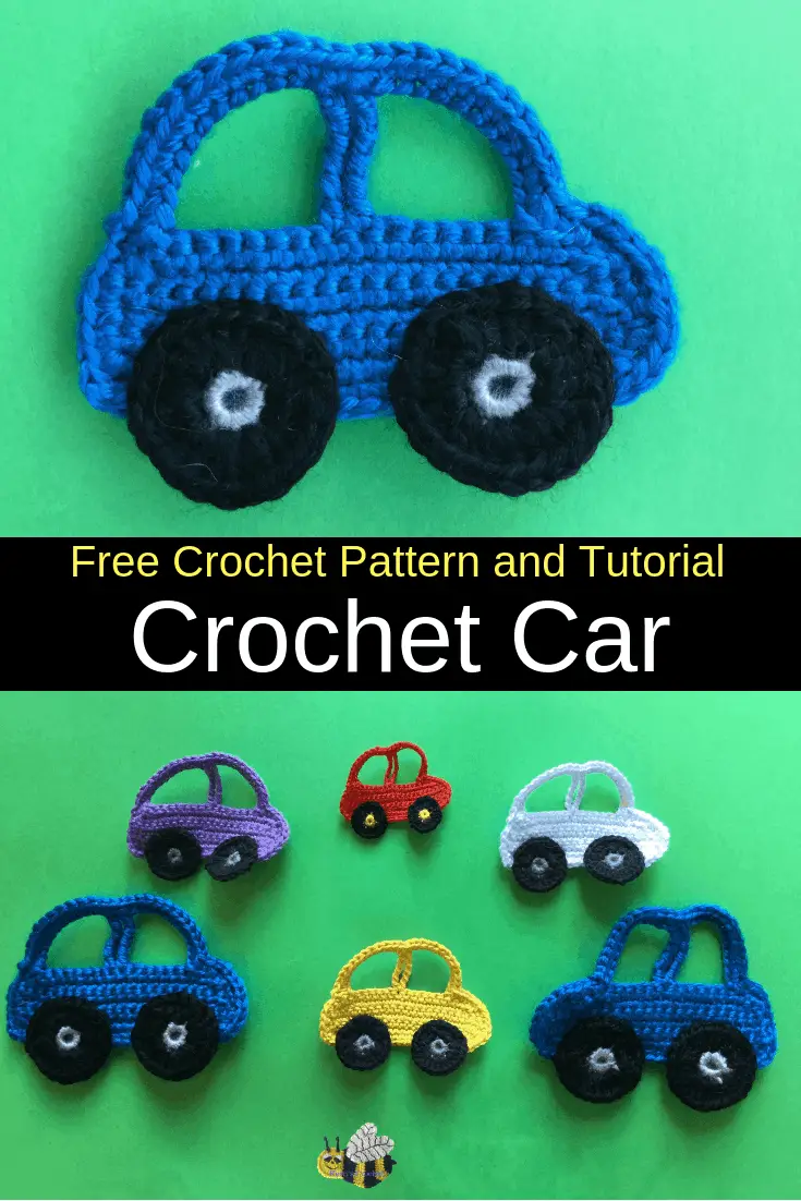 Easy Car Crochet Pattern (UK Version) • Kerri's Crochet