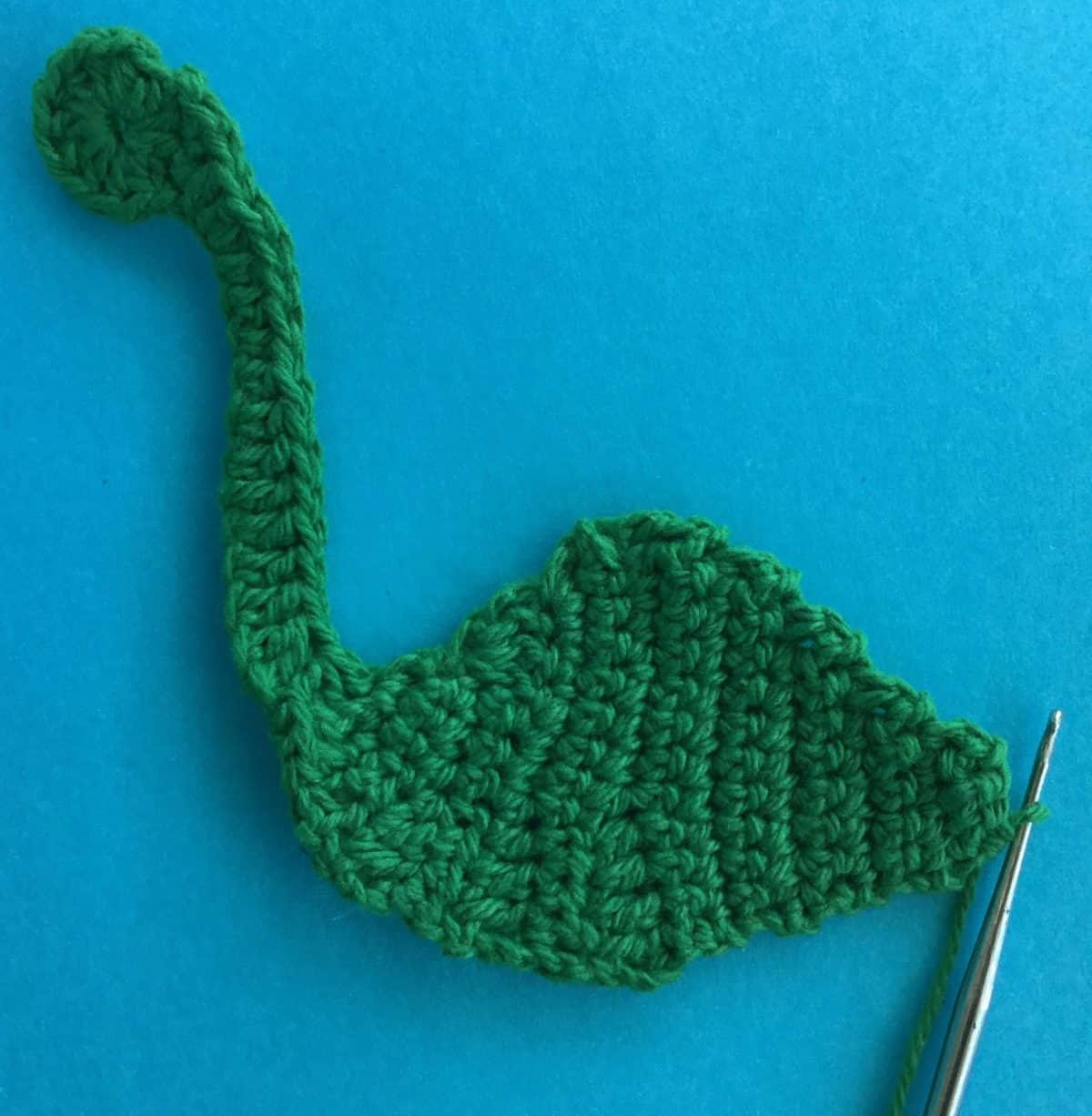 Dinosaur Crochet Applique Pattern • Kerri's Crochet