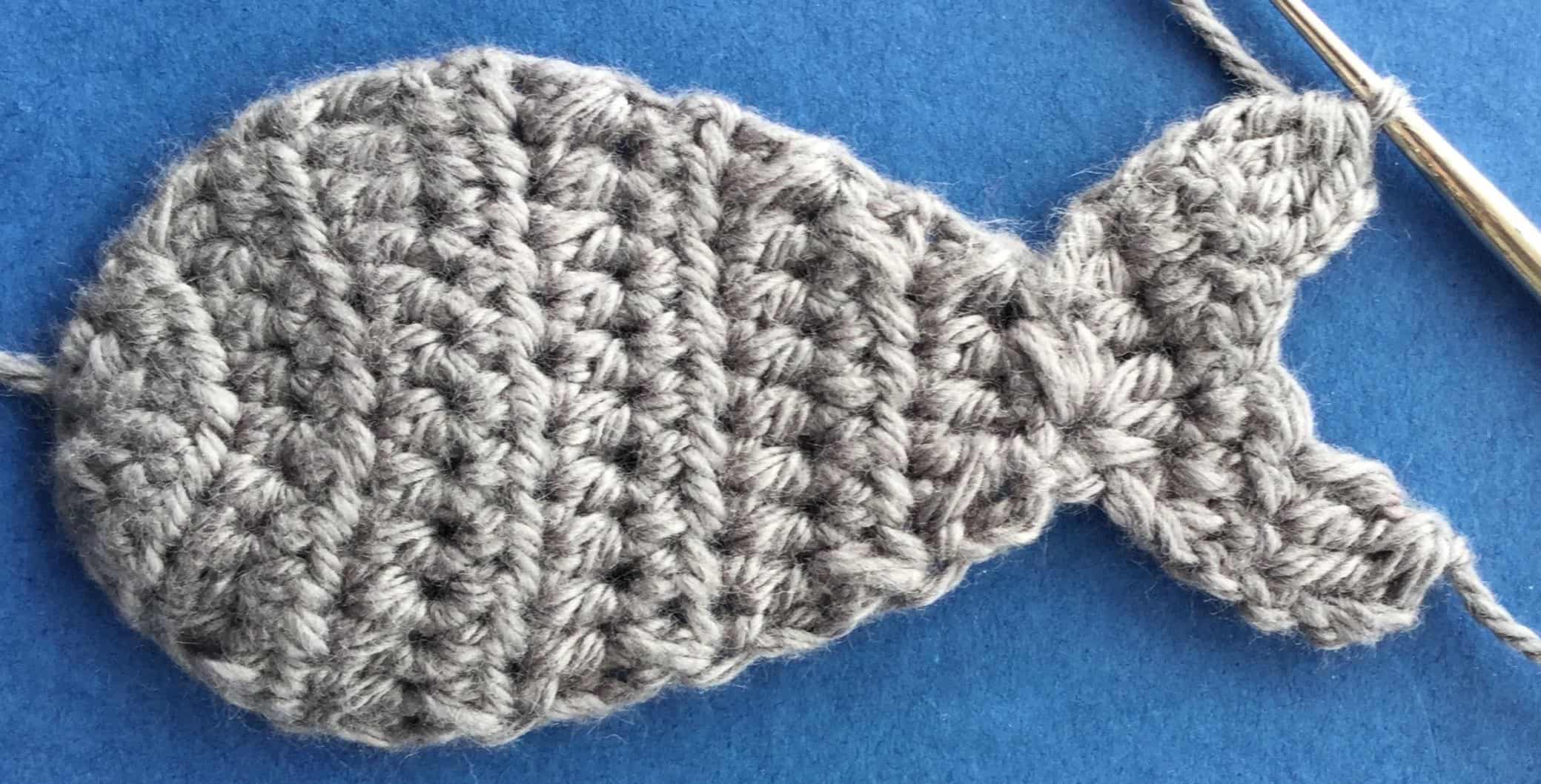 Small Shark Crochet Applique Pattern • Kerri's Crochet