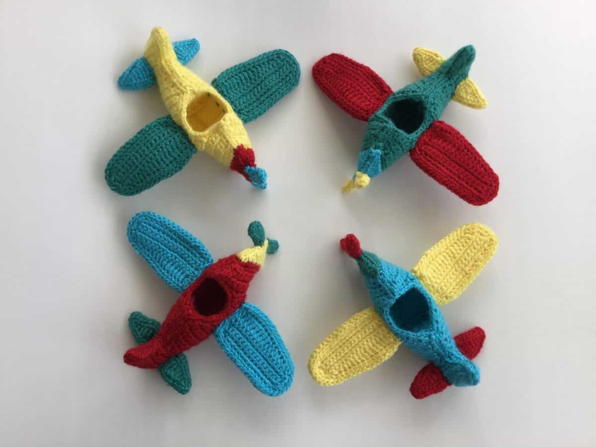To Make Up Plane Mobile Crochet Pattern • Kerri's Crochet
