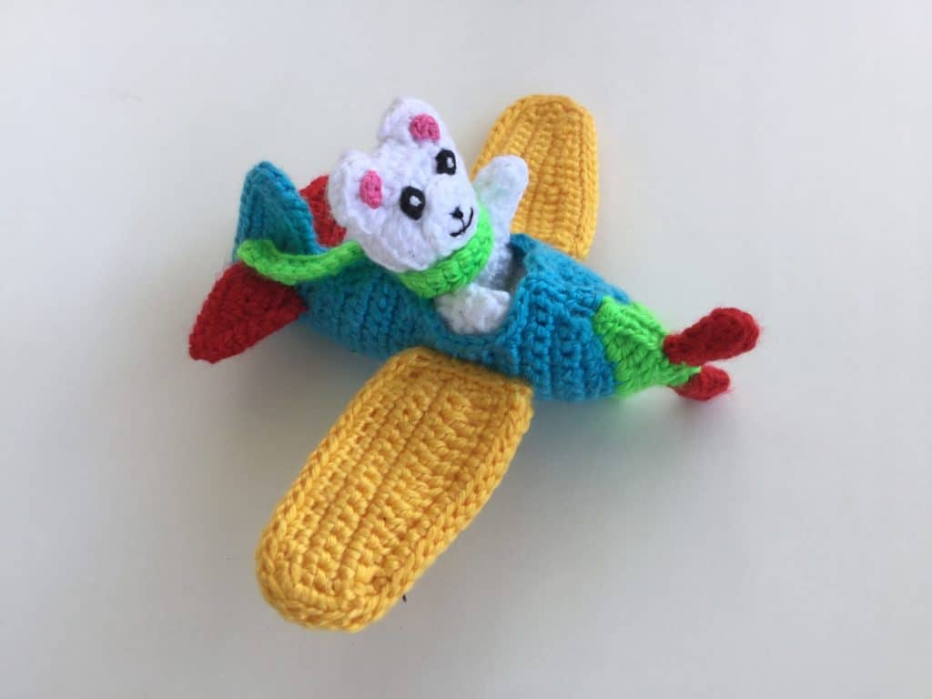 Crochet Plane Mobile Pattern • Kerri's Crochet