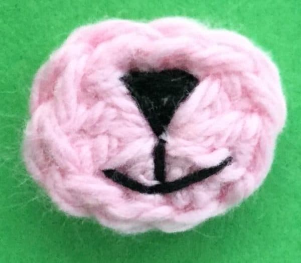 crochet-baby-teddy-bear-muzzle-with-nose-and-mouth • Kerri's Crochet