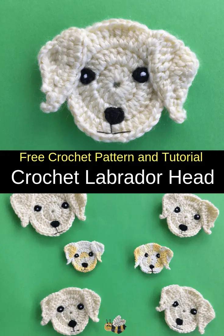 Crochet Labrador Head Pattern • Kerri's Crochet