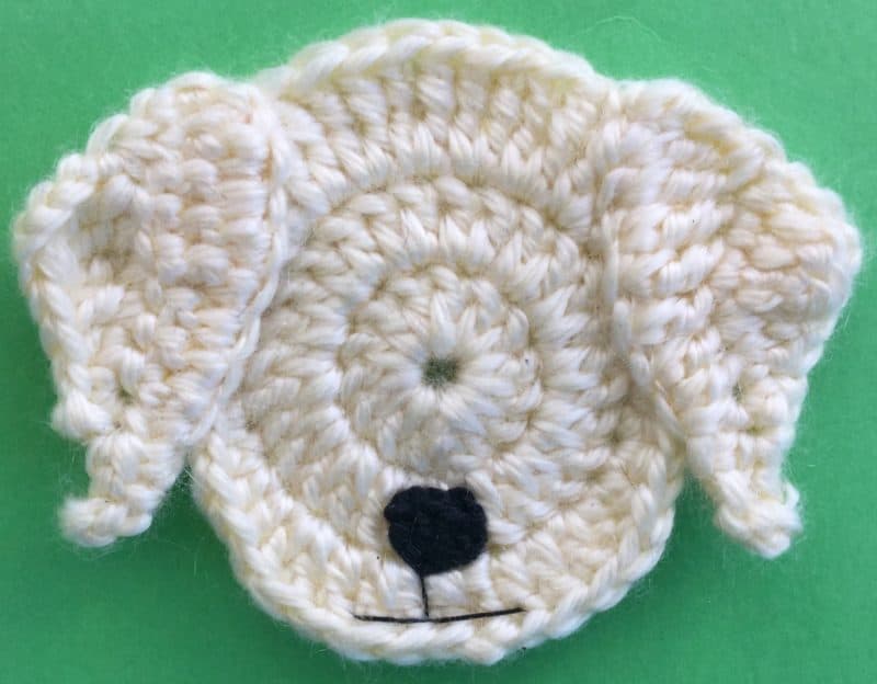 Crochet Labrador Head Pattern • Kerri's Crochet
