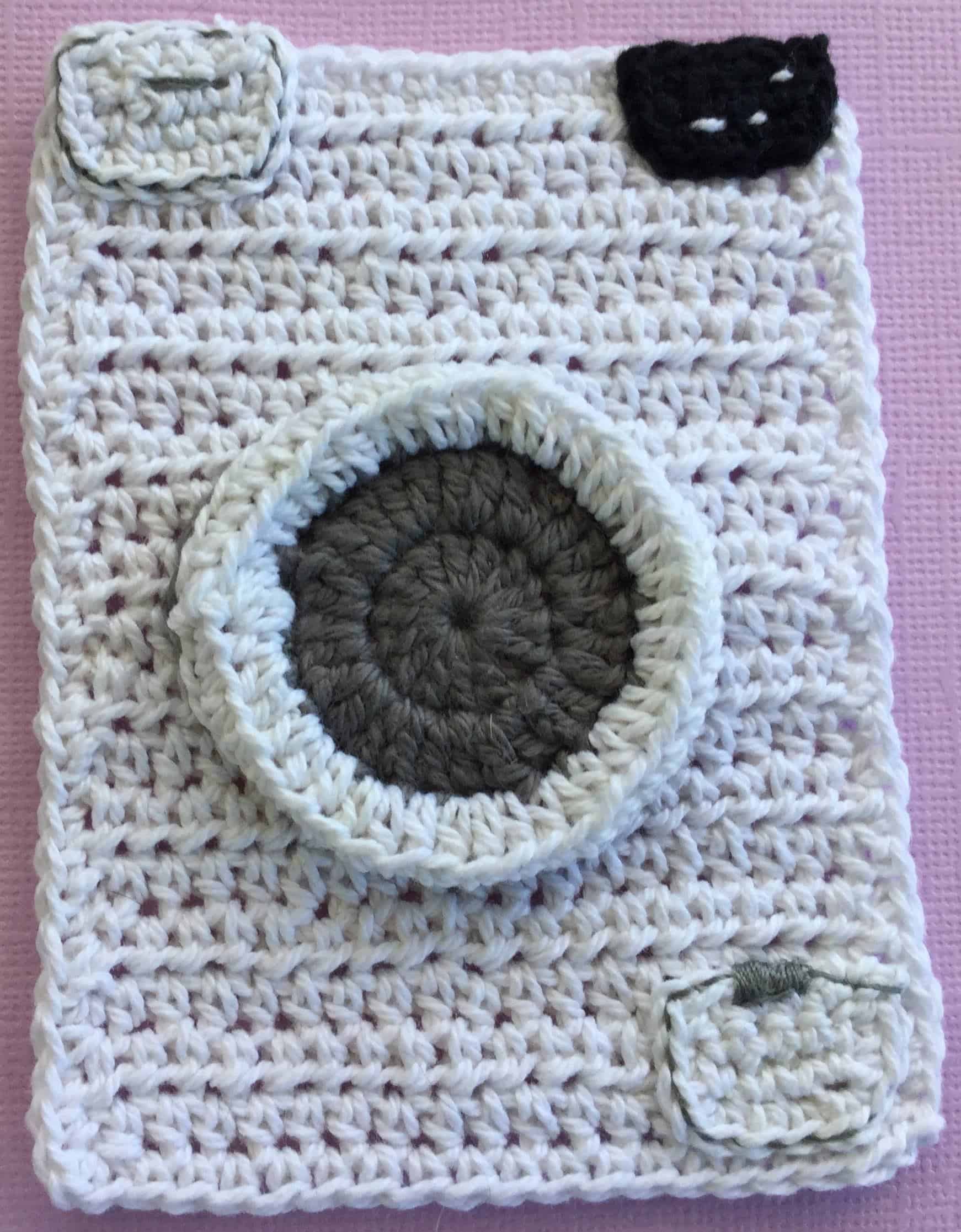 crochet-washing-machine-body-with-control-panel • Kerri's Crochet