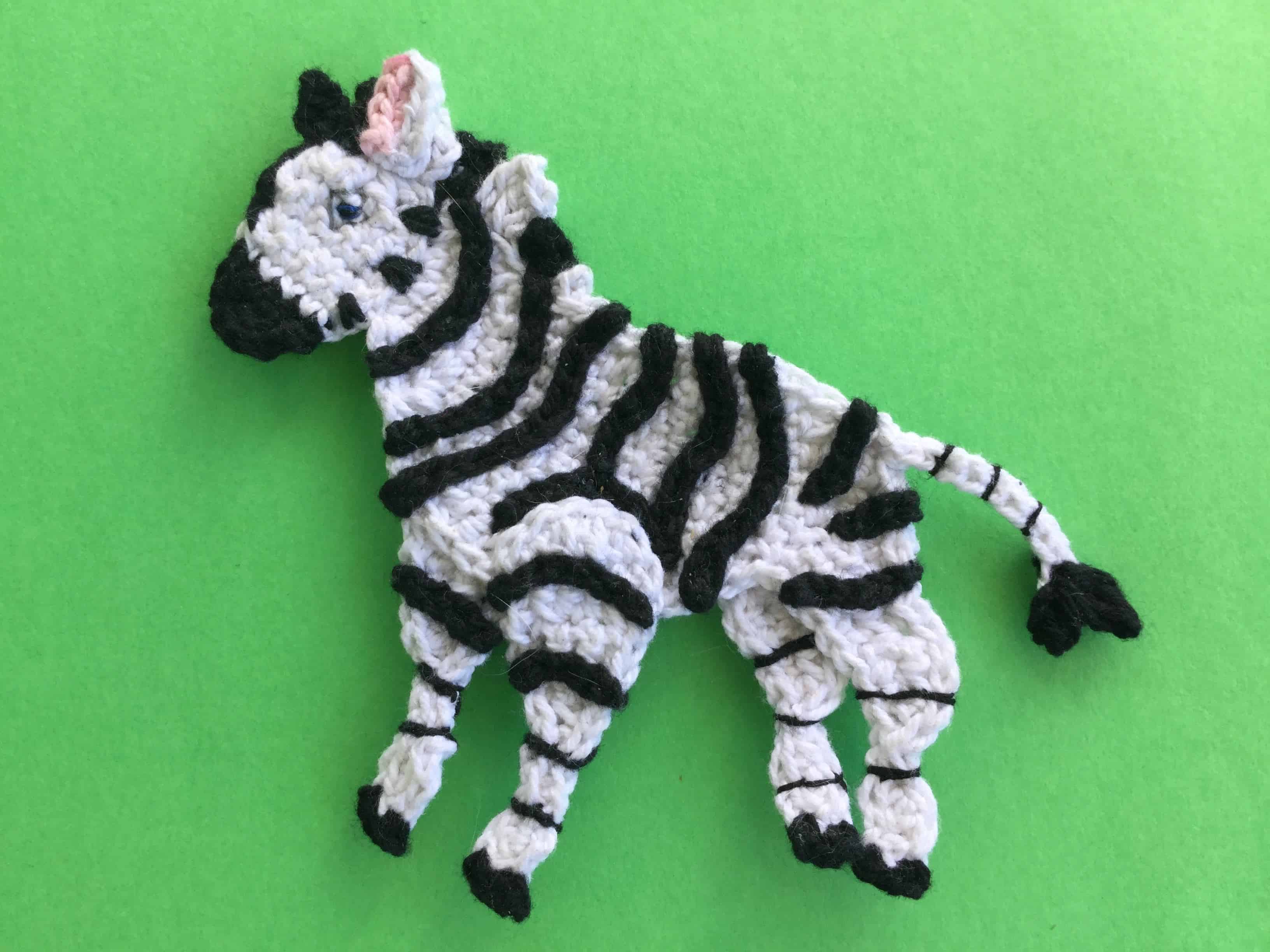 Crochet Zebra Pattern (UK Version) • Kerri's Crochet