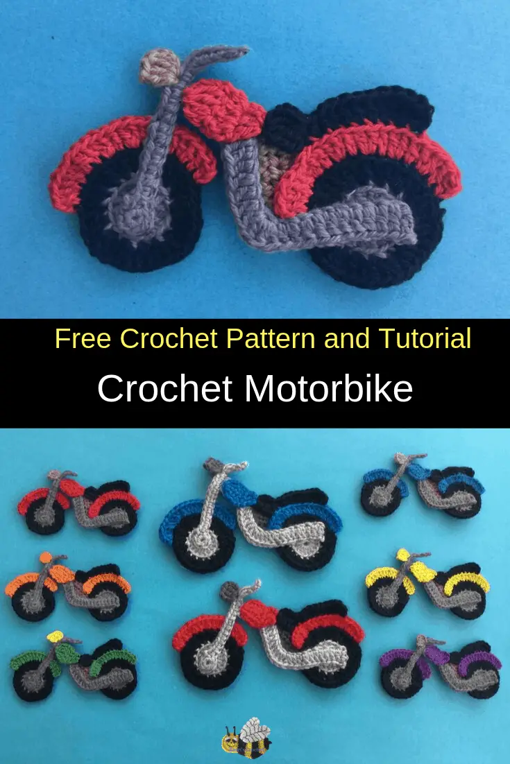 Crochet Motorbike Pattern • Kerri's Crochet
