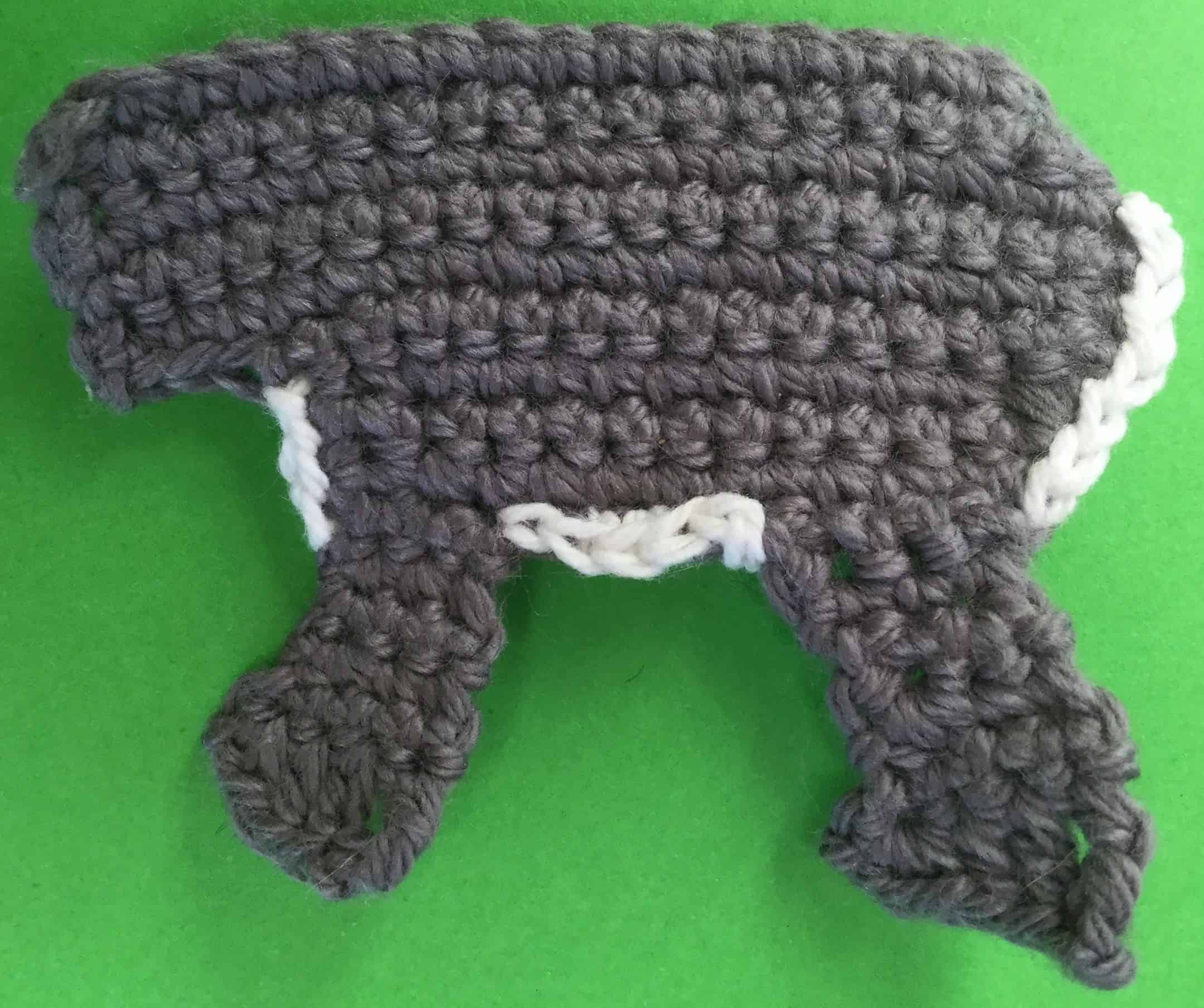 crochet-donkey-body-with-back-marking • Kerri's Crochet
