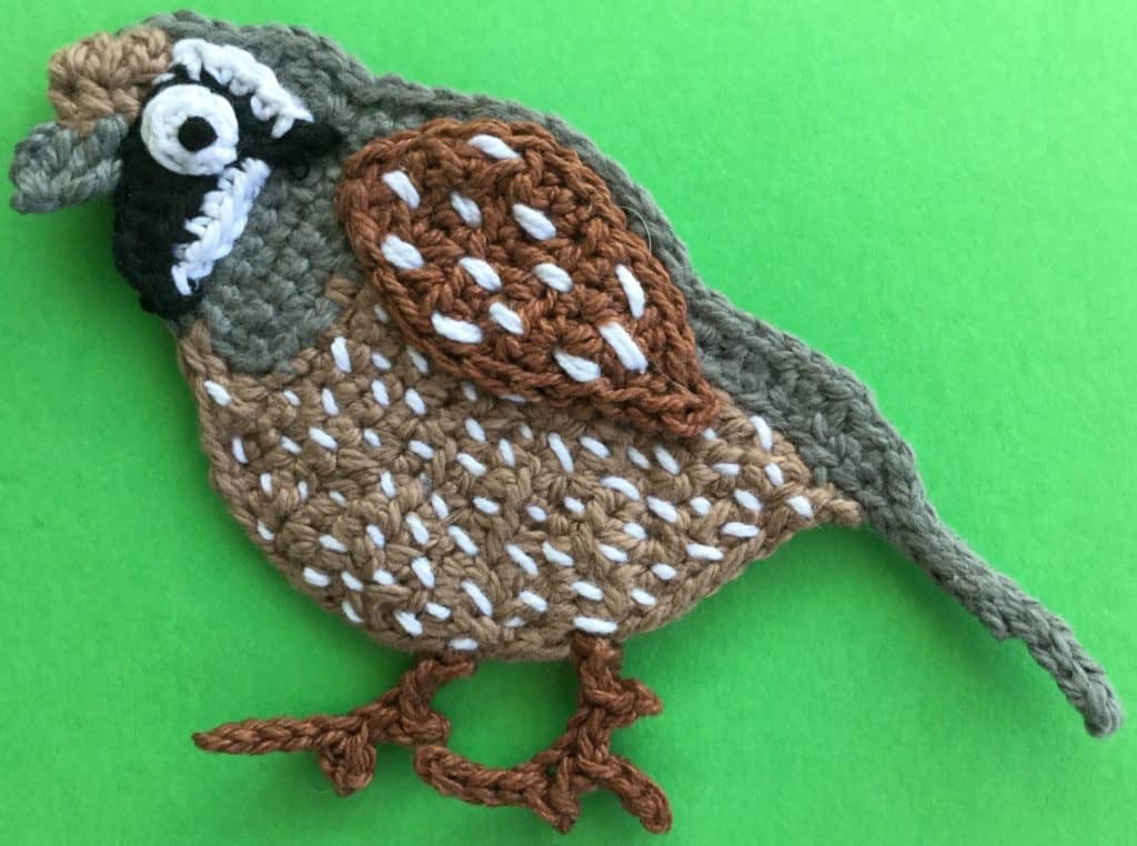 crochet-quail-body-with-wing • Kerri's Crochet