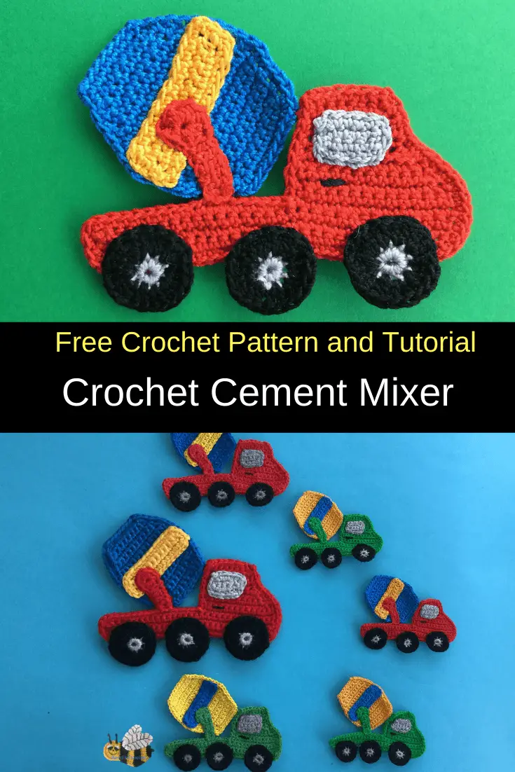 Crochet Cement Mixer Pattern (UK Version) • Kerri's Crochet