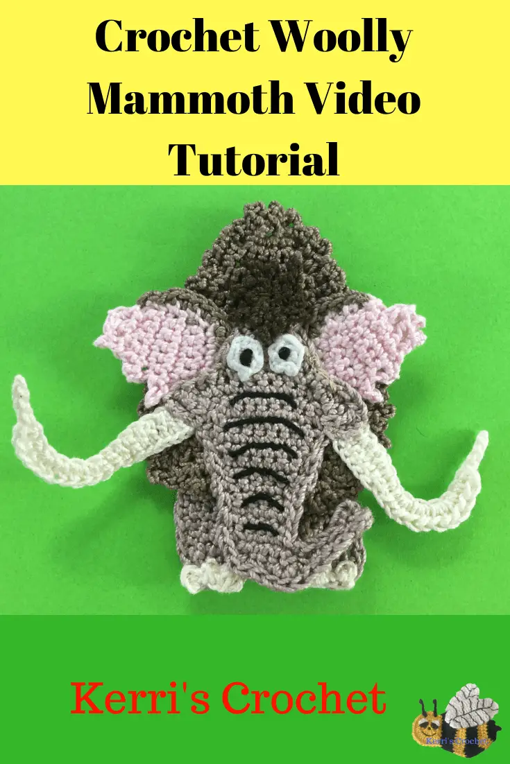 Crochet Woolly Mammoth Tutorial • Kerri's Crochet