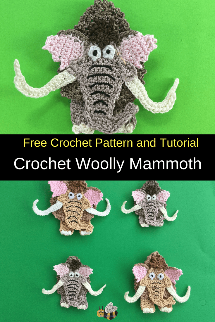 Crochet Woolly Mammoth Pattern • Kerri's Crochet