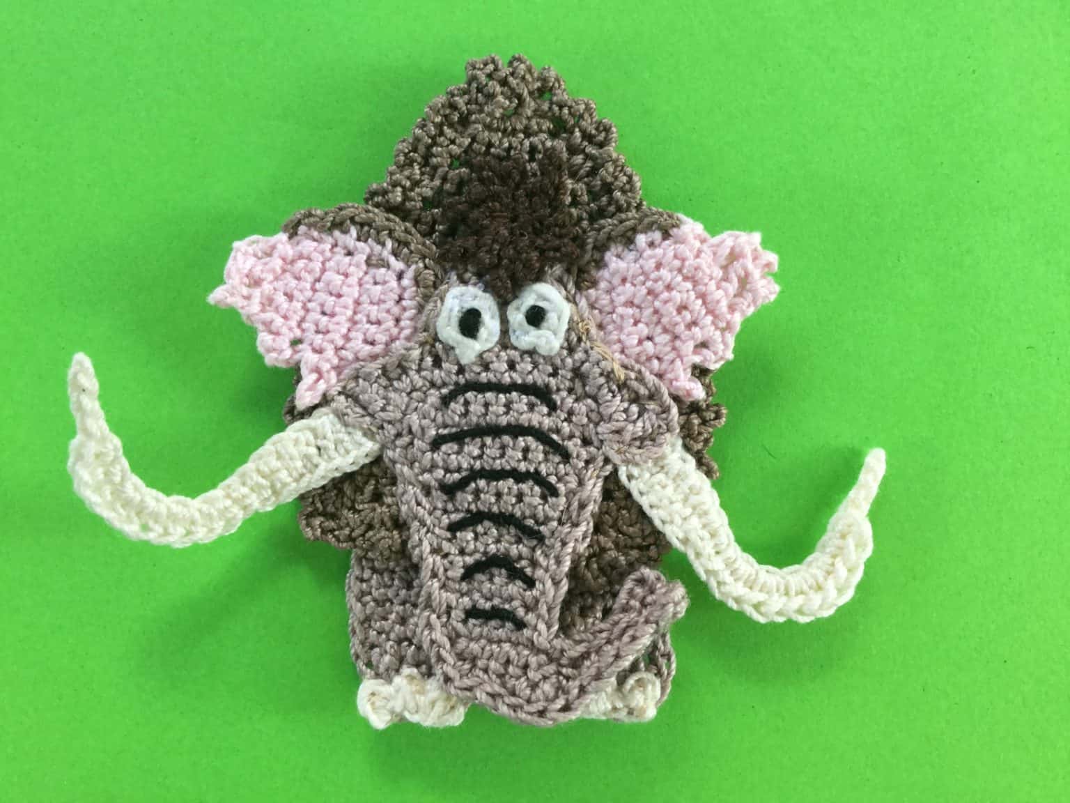 Crochet Woolly Mammoth Pattern • Kerri's Crochet