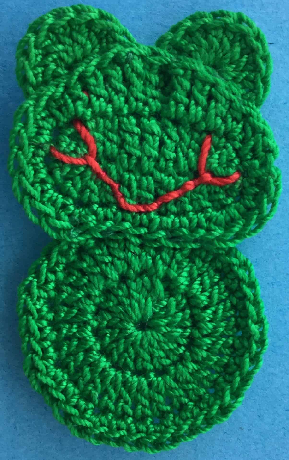 crochet-frog-2-ply-head-with-outer-eyes • Kerri's Crochet