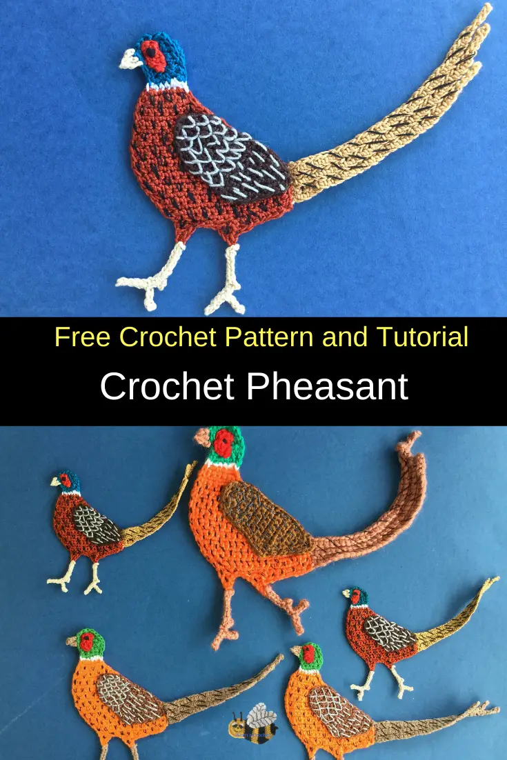 Crochet Pheasant Pattern • Kerri's Crochet