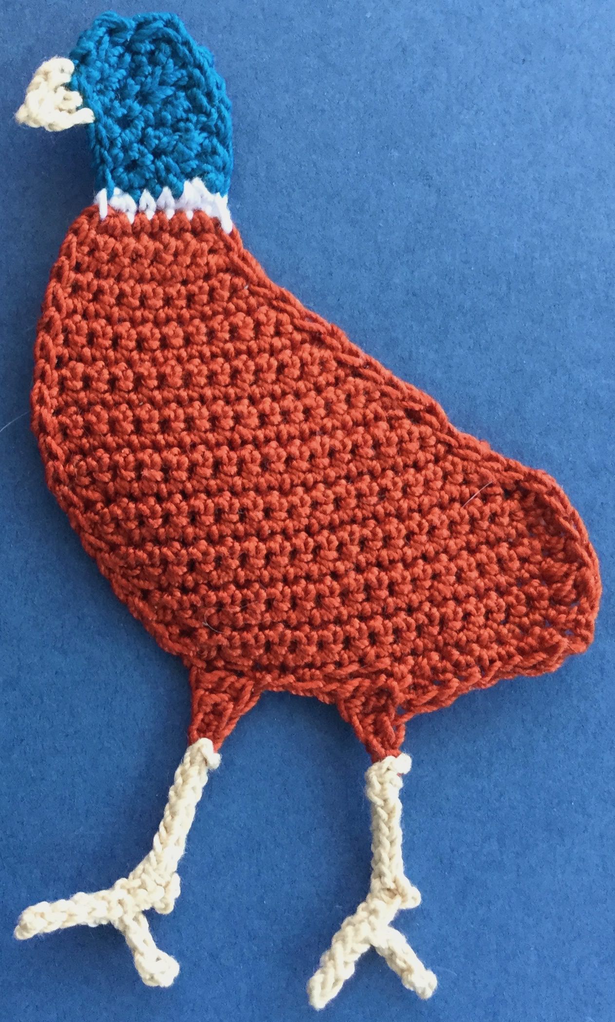 crochet-pheasant-2-ply-body-with-legs • Kerri's Crochet
