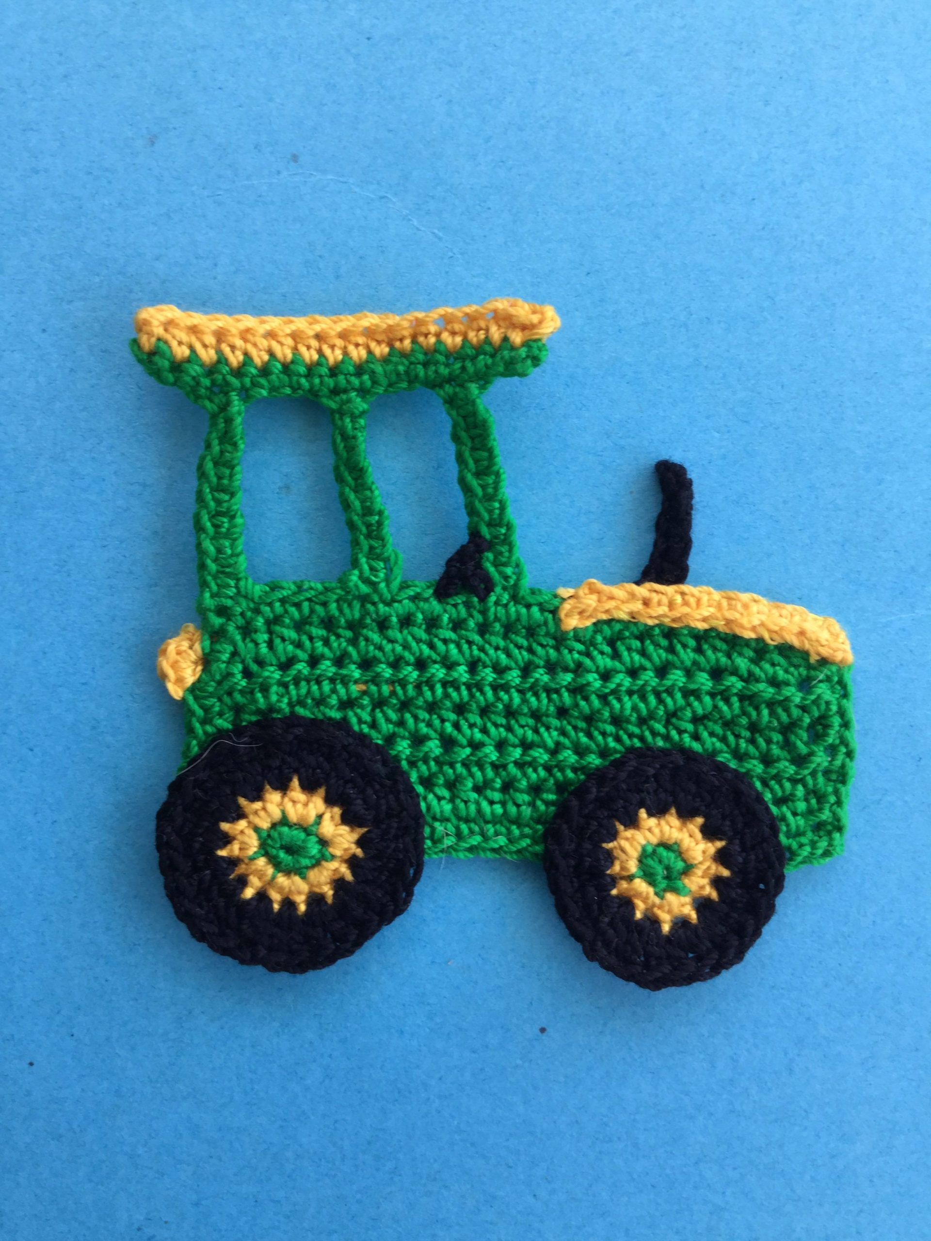 finished-crochet-tractor-2-ply-portrait • Kerri's Crochet