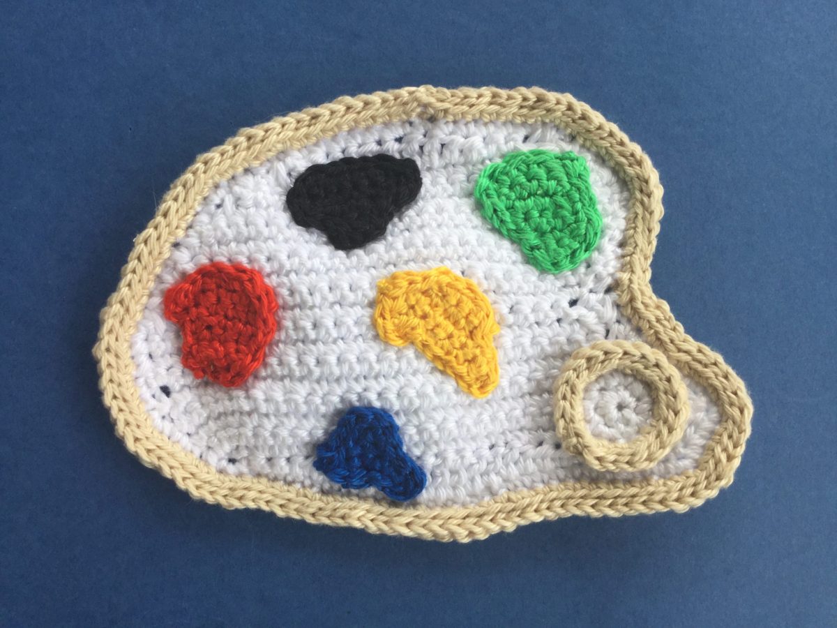 Crochet Paint Palette Tutorial • Kerri's Crochet