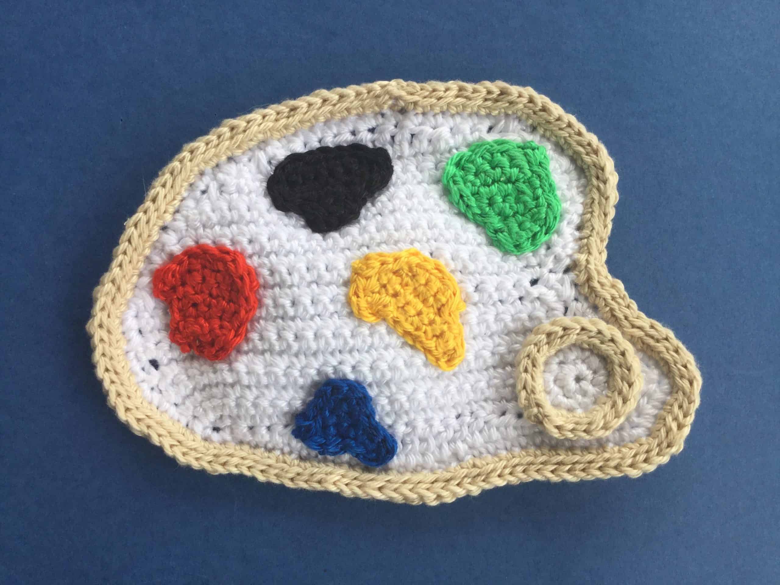 Crochet Paint Palette Tutorial • Kerri's Crochet