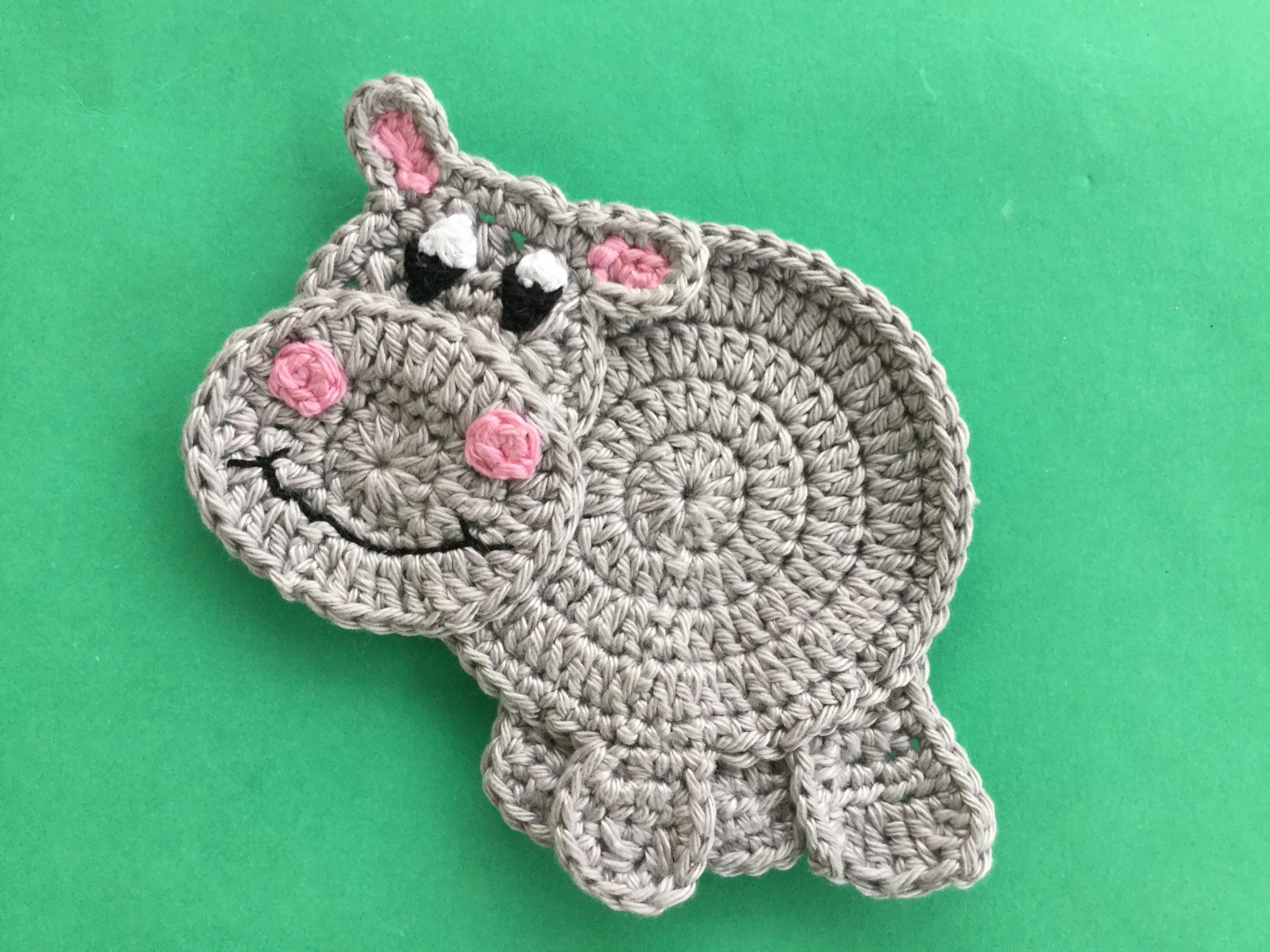 Easy Hippo Crochet Pattern • Kerri's Crochet
