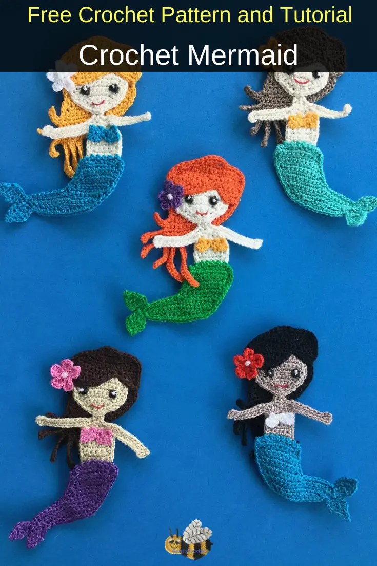 Crochet Mermaid Pattern (UK Version) • Kerri's Crochet