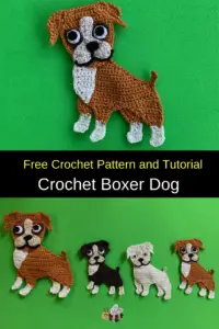 Crochet Boxer Dog Pattern • Kerri's Crochet